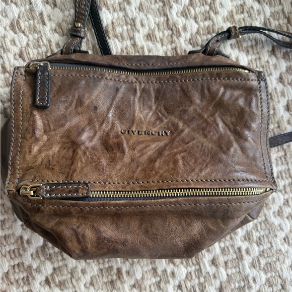 Givenchy | Bags | Givenchy Mini Pandora Tanbrowb Leather Crossbody Bag ...